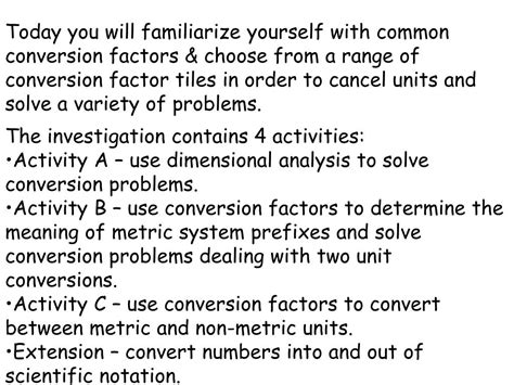 PPT Unit Conversions PowerPoint Presentation Free Download ID