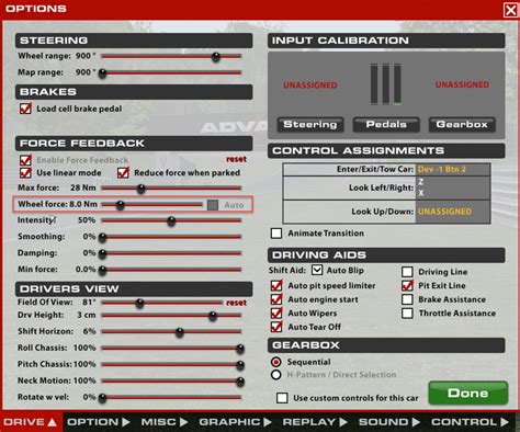 Logitech G923 Recommended Settings Guide For Iracing