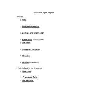 Lab Report Template Word 7 TEMPLATES EXAMPLE TEMPLATES EXAMPLE