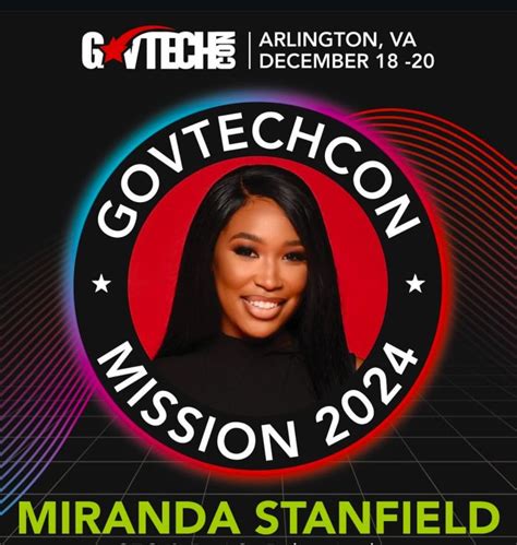 Govtechcon Cybersecurity Youthempowerment Techeducation Leadership Diversity Miranda S