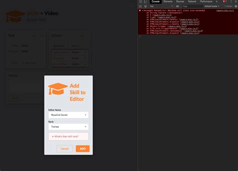 Dropdown Jquery 341 Maximum Call Stack Size Exceeded When Calling