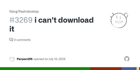 I Cant Download It · Issue 3269 · Fdorgflashdevelop · Github