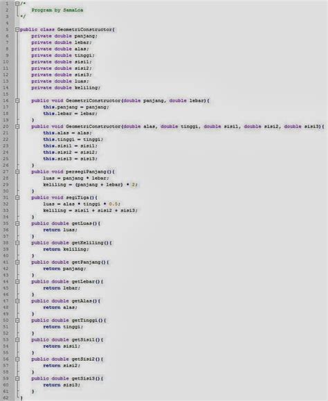 Overload Constructor ~ Samaloa