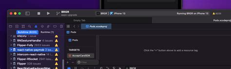 Error Emit Module Command Failed With Exit Code 1 When Building A Simulator Build · Issue