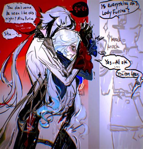 Furina And Arlecchino Genshin Impact Drawn By Tanyaf2022 Danbooru