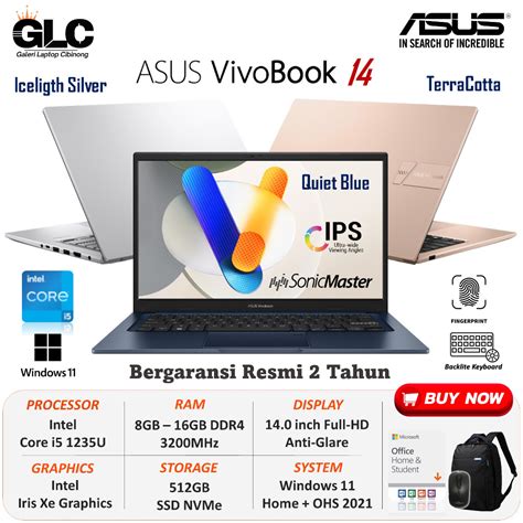 Jual Laptop Asus Vivobook A Za Intel Core I U Ram Gb Gb Ssd Inch Fhd Ips