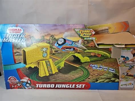 Thomas And Friends Trackmaster Turbo Jungle Set With Motorised Train