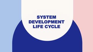 System Development Life Cycle Pptx