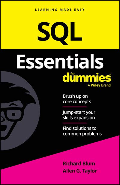 Sql Essentials For Dummies Book