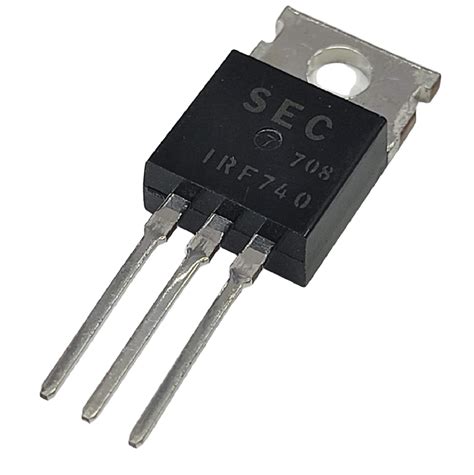 Transistor Mosfet C N 400v 10a To 220 Irf740 Fet