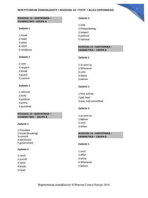 Rep8 Unit 14 Klucz Odpowiedzi Pdf