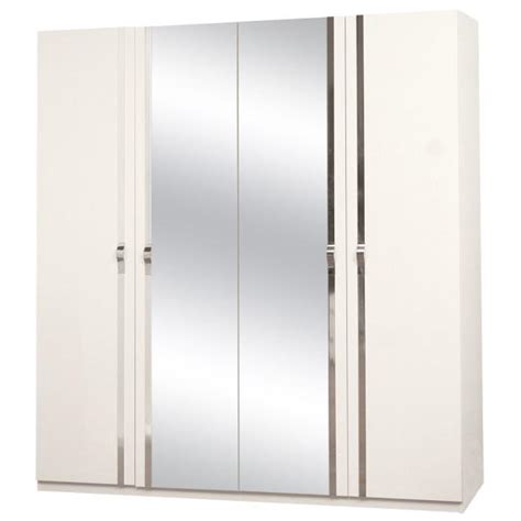 ᐉ Шкаф распашный Світ меблів ЛДСП экстаза 4Д Белый