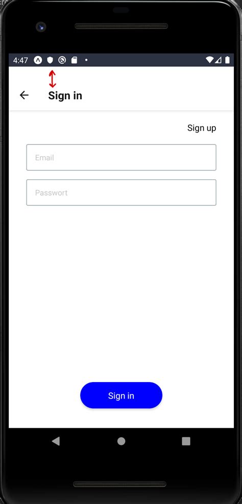 StatusBar BackgroundColor Prop In App Json Add An Additional Margin To
