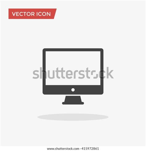 회색 배경에 격리된 세련된 플랫 스타일의 스톡 벡터로열티 프리 415972861