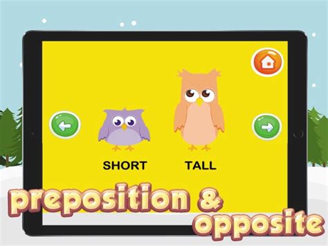 Opposite Preposition Opposite Preposition