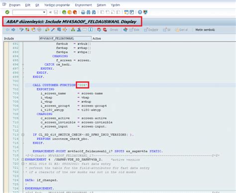 User Exits Customer Exits Function Module Exits Screen Exits