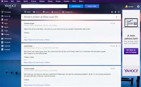 Yahoo Mail Gets New Design And Features Launches Yahoo Ad Free Mail