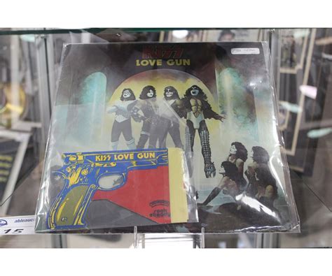 Kiss Love Gun Record And Dye Cut Pop Gun