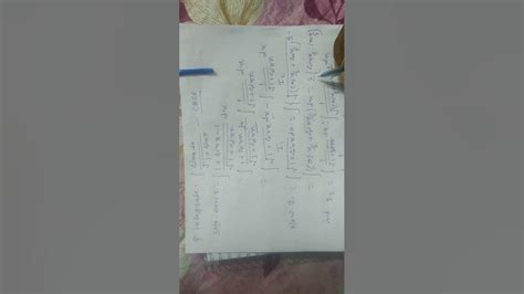 Intergal Calculus Class 12and Cbse Mathematices Importent Question Youtube