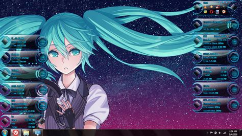 Anime Rainmeter X Visualizer Desktop Optimization Youtube