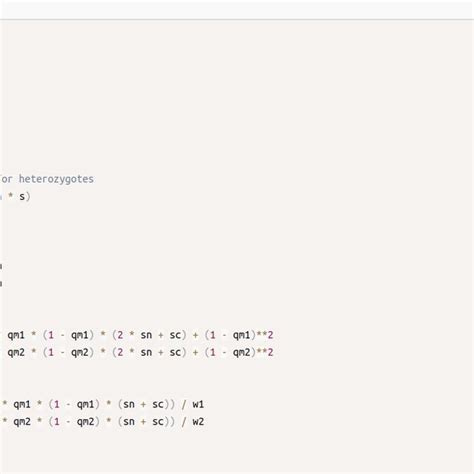 Pseudocode That Will Be Interpreted As A Model Step Function For Gene Download Scientific