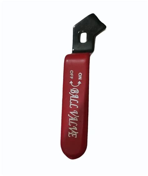 Mild Steel Ms Red Ball Valve Handle Size 20mm At ₹ 12 Piece In