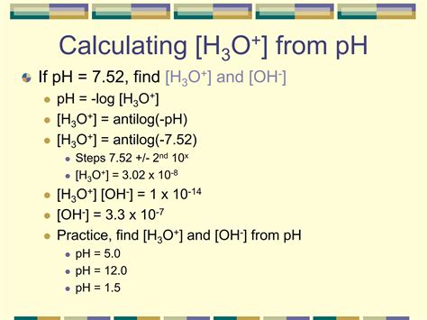 Calculations Of Ph PPT