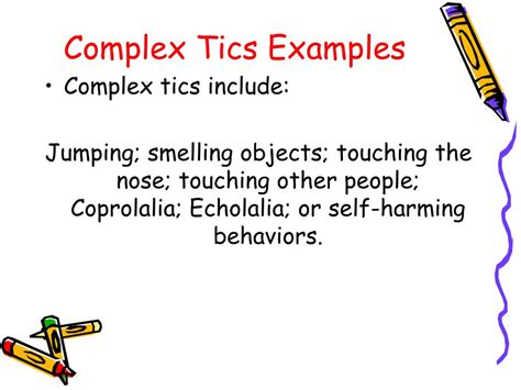Ppt Tourettes Syndrome Powerpoint Presentation Free Download Id