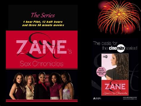 Zanes Sex Chronicles The Series An Urban A
