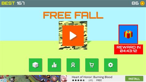 Free Fall Premium Unity Template Source Code Sellanycode