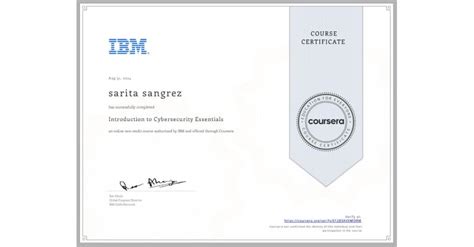 Sarita Sangrez On Linkedin Cybersecurity Continuouslearning Ibm Coursera Grateful Techjourney