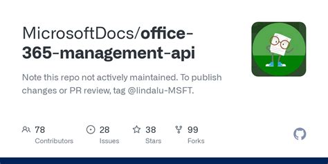 GitHub MicrosoftDocs Office Management Api Note This Repo Not Actively Maintained To