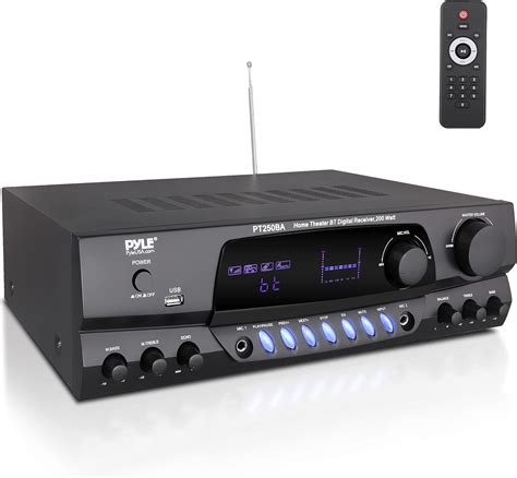 Brandclub Pyle Wireless Bluetooth Power Amplifier System 200 Watt Max Home Theater Audio