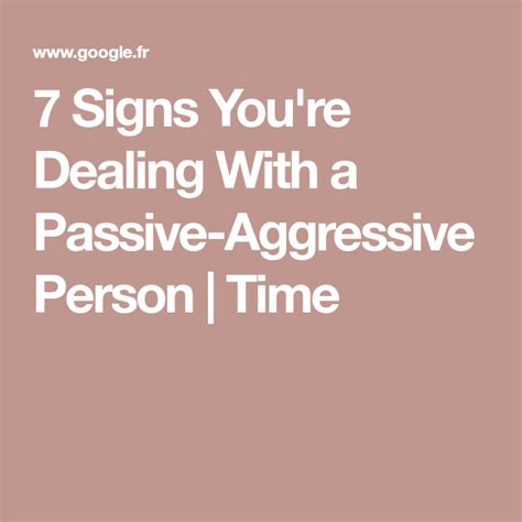 7 Signs Of A Passive Aggressive Person