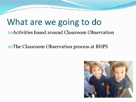 Classroom Observation The Importance Of Informed Self Reflection