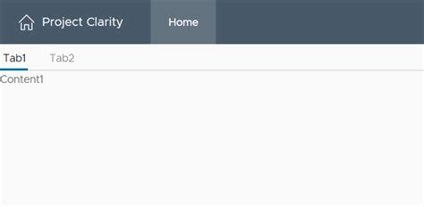 Angular Add Padding Left Css Property To Clarity Tabs Labels Stack