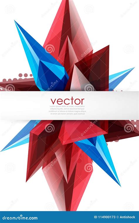 Цветной цветущий кристалл абстрактный фон вектора Иллюстрация вектора иллюстрации