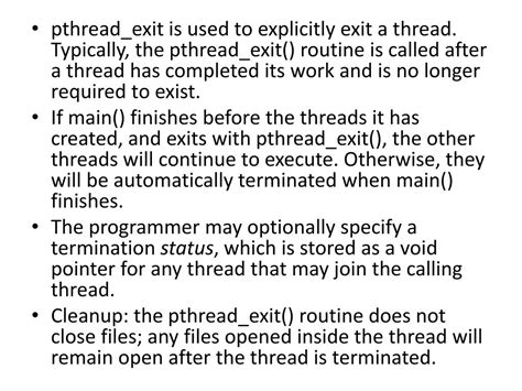 Ppt Posix Threads Programming Powerpoint Presentation Free Download