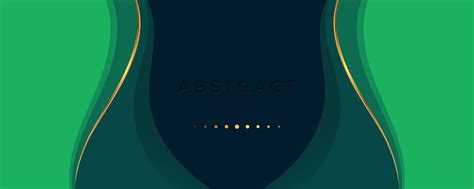 추상 파란색과 녹색 그라디언트 유체 웨이브 배경과 기하학적 모양 물결 모양의 층이있는 장식 종이 절단 방문 페이지 책 표지 브로셔 전단지 잡지 모든 브랜딩 배너 헤더 프리젠