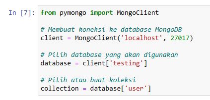 MEMBUAT APLIKASI DENGAN PYTHON DAN MONGODB