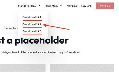 Menu Dropdowns Documentation