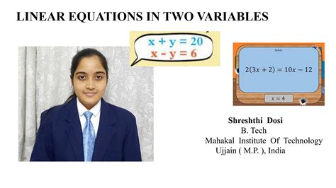 Linear Equations In Two Variables Online Course