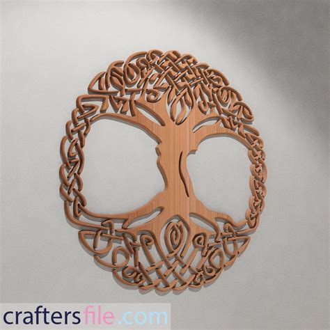 7 CNC Tree Of Life Design File Perfect For Engraving Cutting Projects