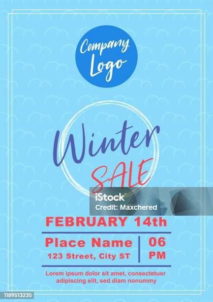 겨울 A4 전단지 배너 포스터 템플릿 벡터 일러스트 배경 인사말 카드 0명에 대한 스톡 벡터 아트 및 기타 이미지 0명 개념 개념과 주제 Istock