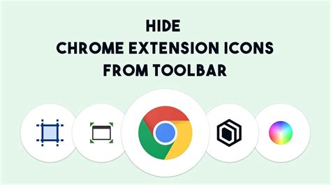 How To Hide Chrome Extension Icons From Toolbar YouTube