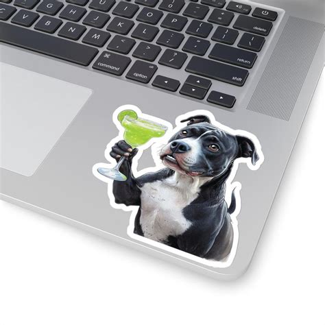 Pitbull Sticker Margarita Sticker Funny Sticker Dog Stickers