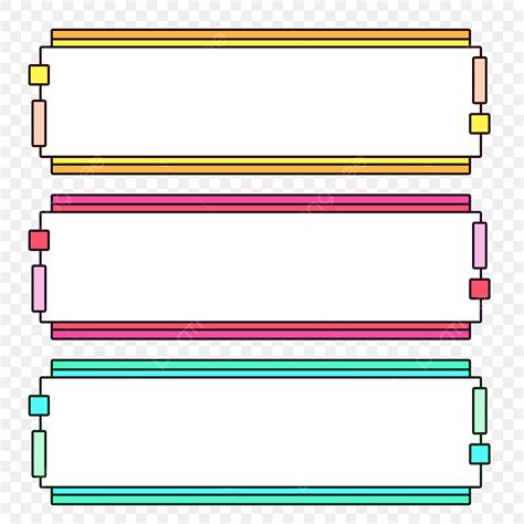 색 제목 상자 일러스트 표제 제목 상자 텍스트 상자 Png 일러스트 및 Psd 이미지 무료 다운로드 Pngtree