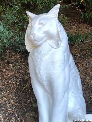 Los Gatos Ca Cat Guardian Statues Leo And Leona
