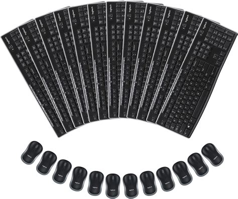 Amazon Com Logitech Mk Wireless Keyboard Mouse Combo Travel Home Office Modern Bundle For