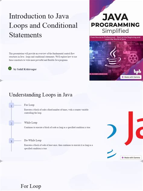Introduction To Java Loops And Conditional Statements Download Free